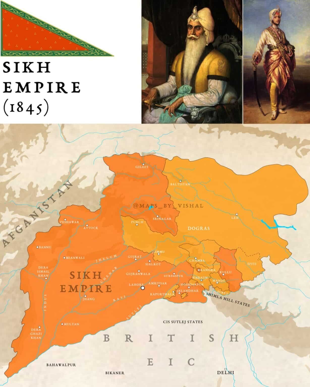 Sikh Empire: History, Rise, Expansion, and Decline (1801–1849)